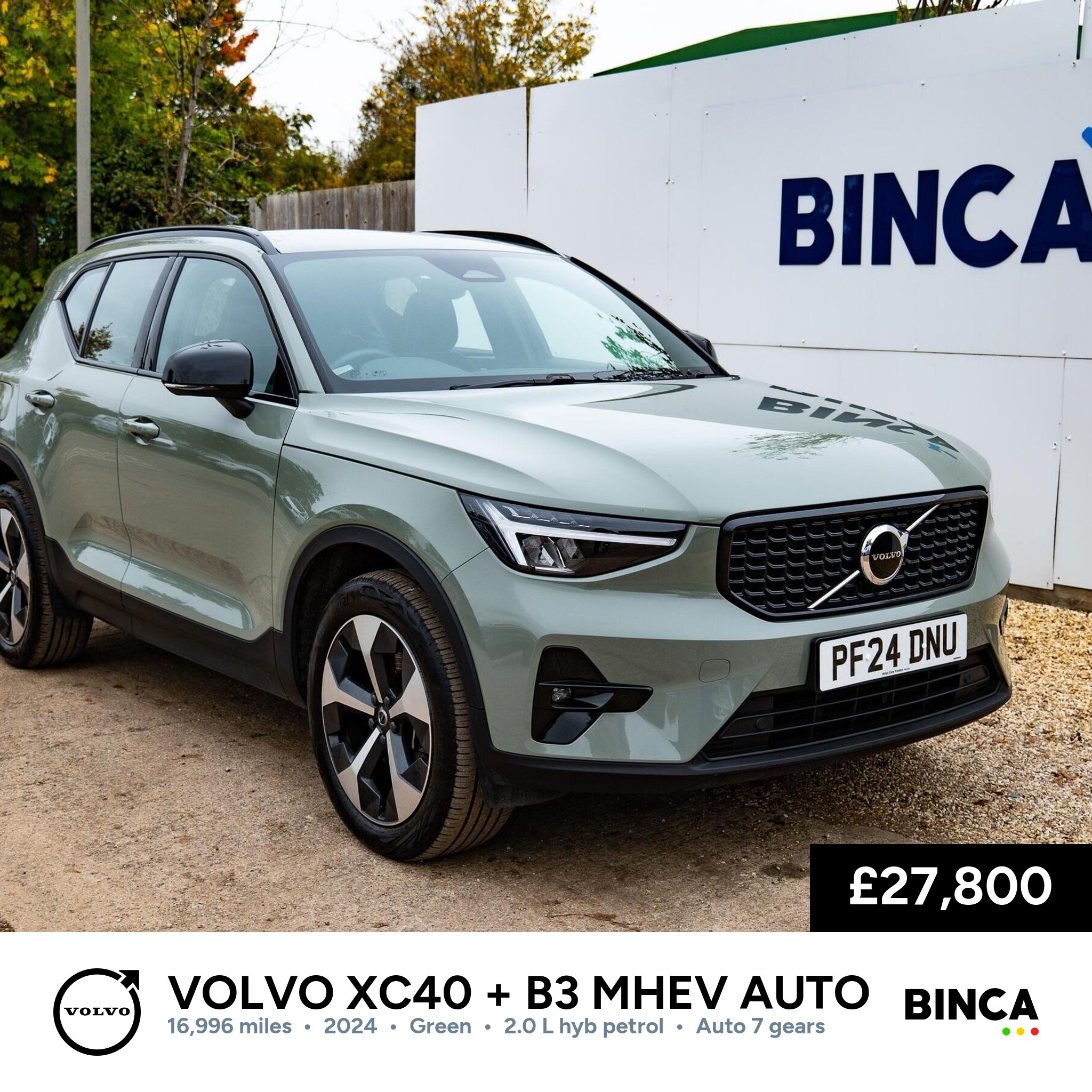 VOLVO XC40 + B3 MHEV AUTO for sale - BINCA